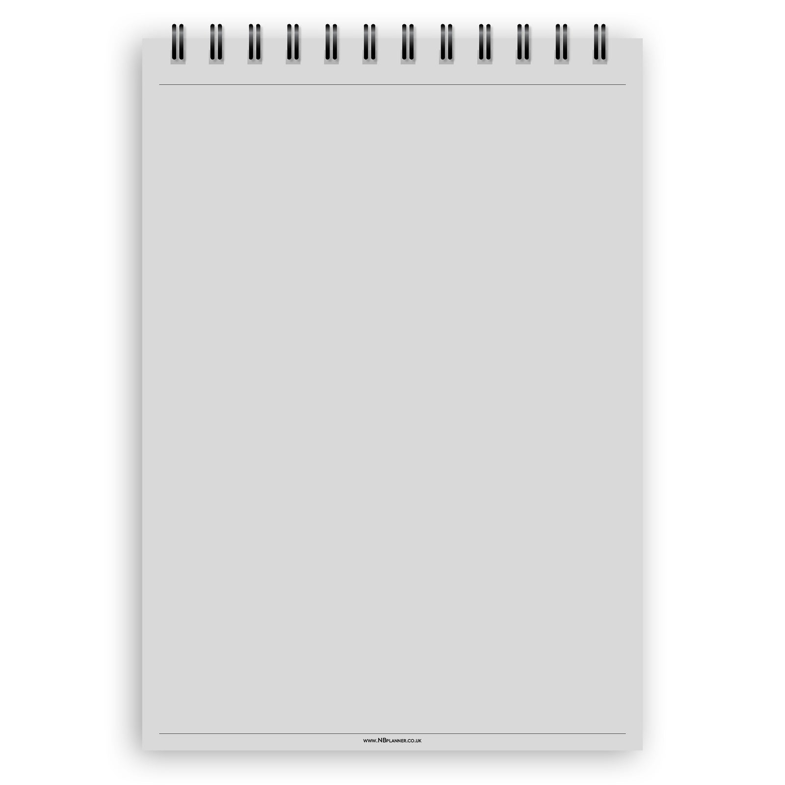 A5 plain paper notepad | Spiral desk pad | Coloured and white paper