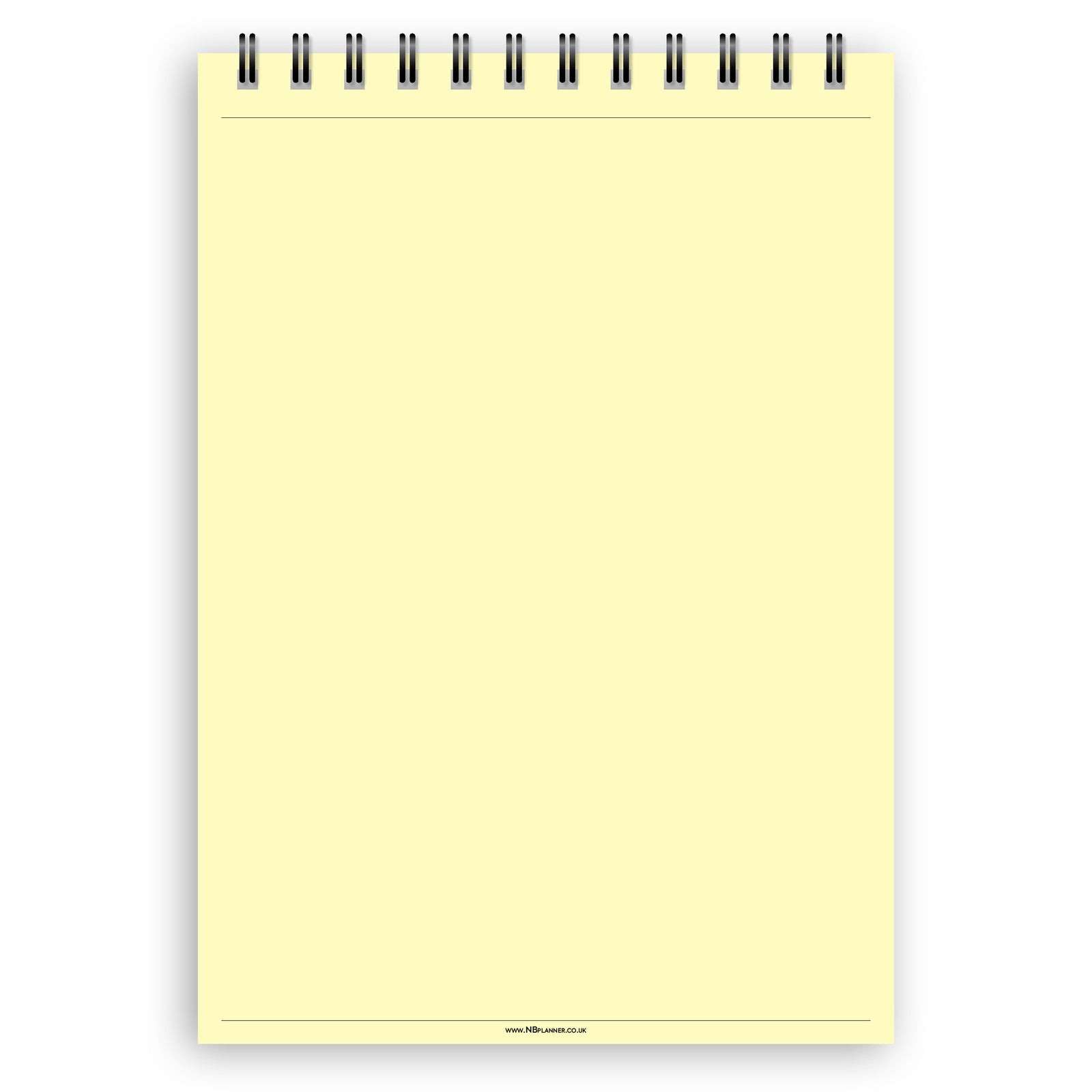 A5 plain paper notepad | Spiral desk pad | Coloured and white paper